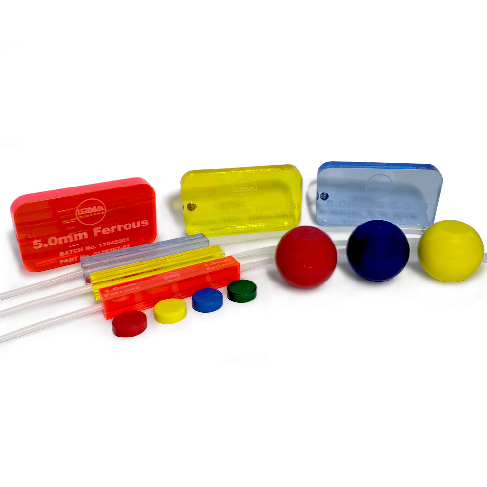 Prüfkörper für Metalldetektoren – Loma Systems EU