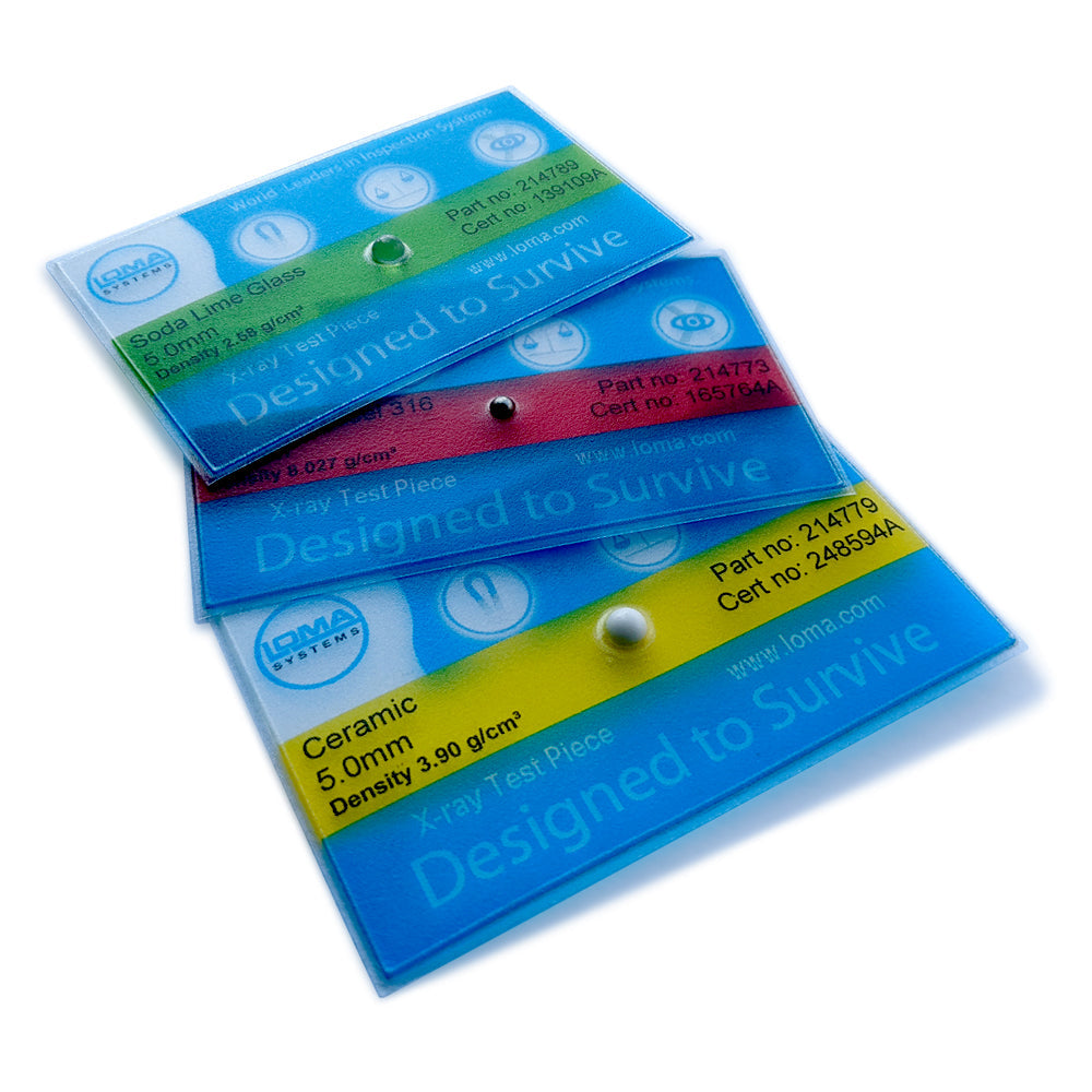 Testkarten für Röntgenscanner – Loma Systems EU